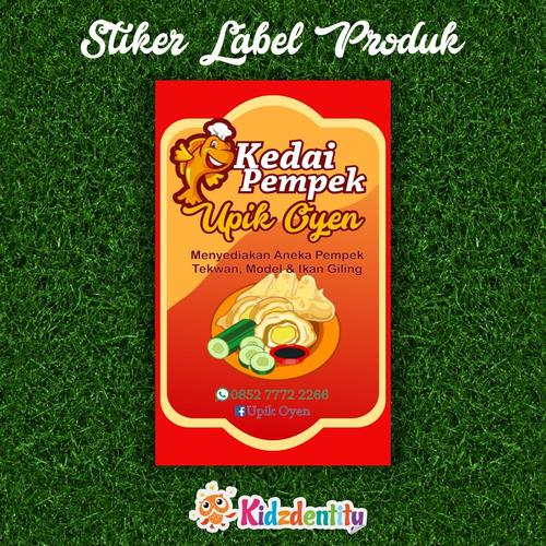 Jual STIKER LABEL PRODUK PERSEGI PANJANG "PEMPEK" - Kota Pekalongan ...