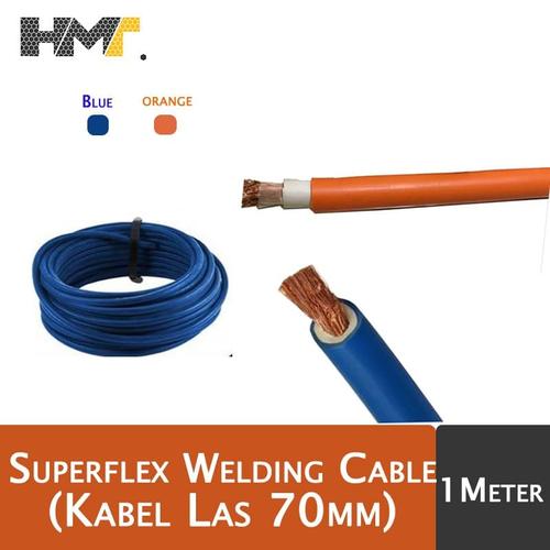 Promo SUPERFLEX Kabel Las 70 mm x 1 meter / Welding Cable 70 mm Super ...