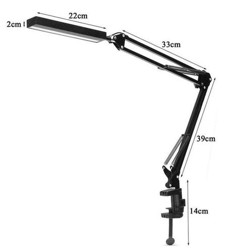 Jual Lampu Belajar Led Jepit Meja Dengan Leher Panjang Lipat Bisa ...