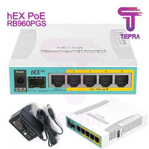 Jual MikroTik hEX PoE RB960PGS - Jakarta Barat - Teprastore | Tokopedia