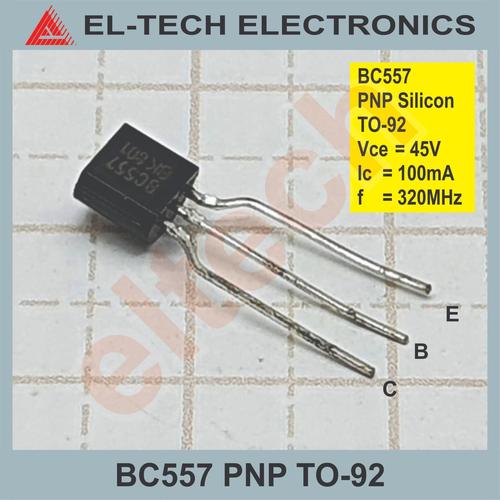 Jual BC557 BC 557 Transistor PNP TO-92 - Kota Surabaya - ELTECH online ...