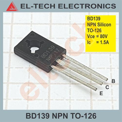 Jual BD139 BD 139 Transistor NPN TO-126 - Kota Surabaya - ELTECH online ...