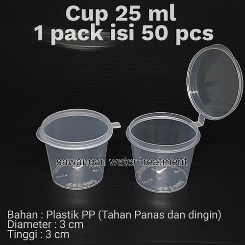 Jual Cup Saus 25 ml / Tempat Sambal 25 ml / Wadah Saus / Cup saos 25 ml ...