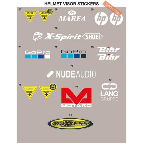 Jual [MOST WANTED] - STICKER VISOR HELM 2 - SATUAN - IKLAN HARAP DIBACA ...