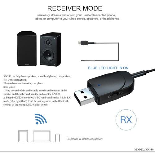 Jual Bluetooth 5.0 Receiver And Transmitter Stereo With Audio Port 3 ...
