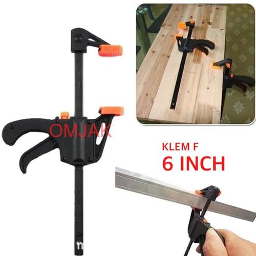 Jual F Clamp 6 inch Klem Kayu DIY WoodWorking Alat Jepit Penjepit ...