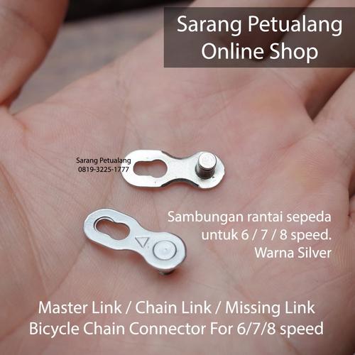 Jual Missing Master Link Chain Connector sepeda Penyambung sambungan ...