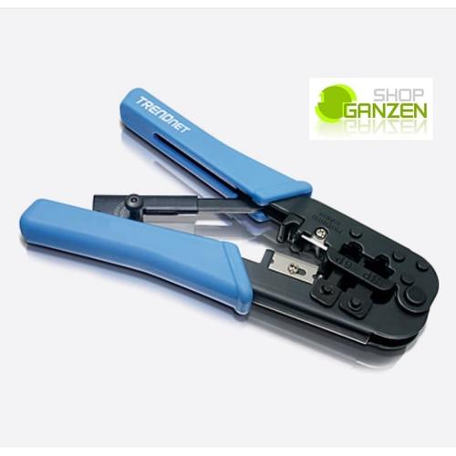 Jual Tang Crimping RJ45 RJ11 Trendnet TC-CT68 RJ-11/RJ-45 Crimp/Cut ...