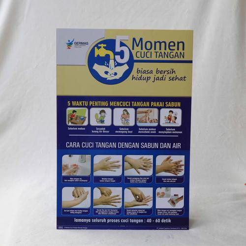 Jual Poster 5 Momen Cuci Tangan Versi Pasien - Kab. Sleman - Syafana ...