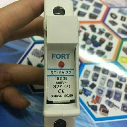 Jual FUSE FORT RT18-32 (Din Rail Mounting Fuse Holder with Lamp Model ...