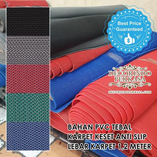 Jual Keset Karpet Karet Anti Slip PVC S-Type Jaring Meteran Bahan Tebal ...