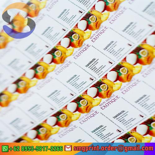 Jual Cetak Stiker Vinyl / Sticker Gloss/Doff Anti Air A3+ Paket Khusus ...