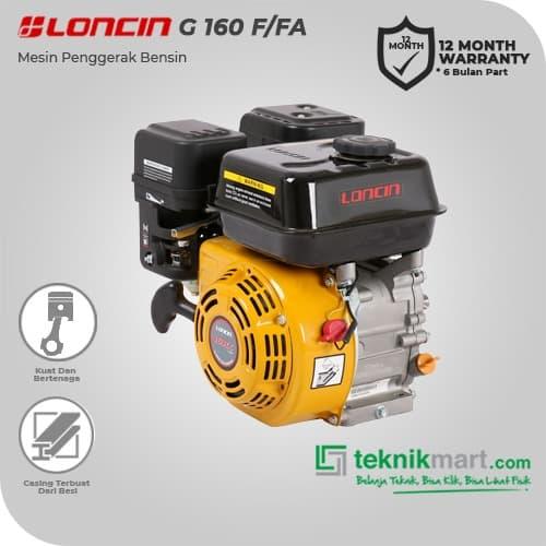 Promo Loncin G160F (5,5HP) Engine Bensin Serba guna Cicil 0% 3x ...