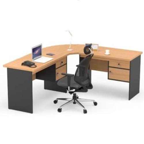Jual Meja Kerja Meja Kantor Powell Bentuk L,Meja Utama Uk.120Cm Wrn ...