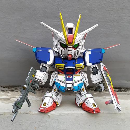 Jual Prebuild Bandai SD Force Impulse Gundam anime ver. custom by ...