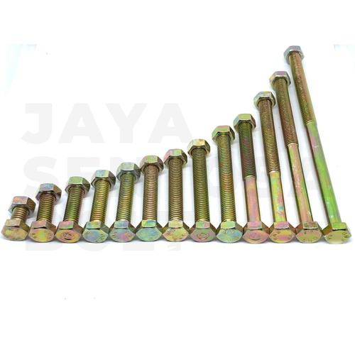 Jual BMK Baut Mur Kuning 8x35 / Baut Kuning M8 / Baut Hex / Baut ...