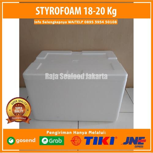 Jual Styrofoam Box 18-20 Kg/Sterofoam Ikan/Kotak Ikan/Ice Box - Jakarta ...
