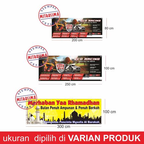 Jual Banner / Spanduk ukuran dan desain custom - 80 x 200 cm - Jakarta ...