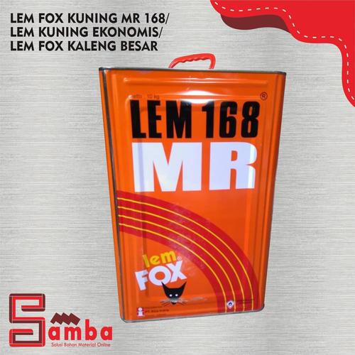 Jual LEM FOX KUNING MR 168/ LEM KUNING EKONOMIS/ LEM FOX KALENG BESAR ...