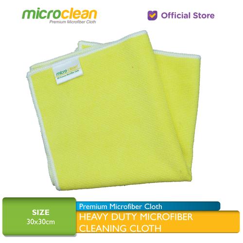 Jual Microclean Heavy-Duty Microfiber Cleaning Cloth YELLOW 30x30cm 320 GSM - Kuning, 30x30 ...
