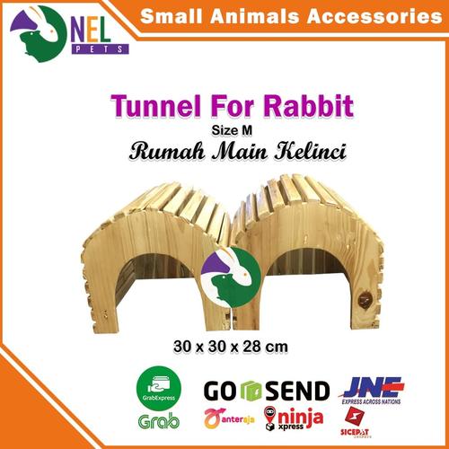 Jual RUMAH KELINCI size M/tunnel for rabbit/tempat sembunyi kelinci ...