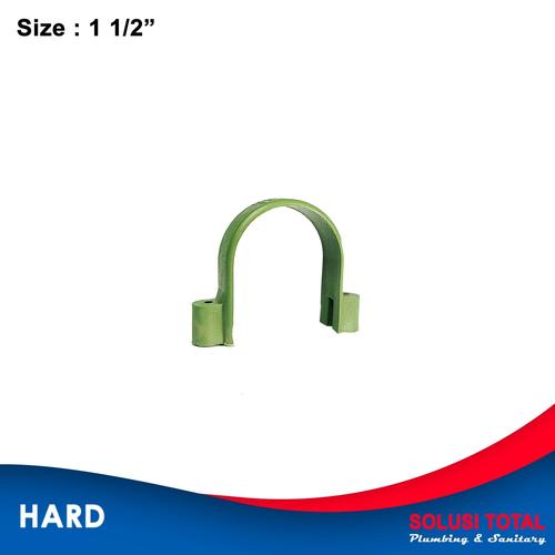 Jual Klem Clam Pipa PVC 1 1/2" 1,5 Hard Clamp Omega Hijau Setara Arrow ...