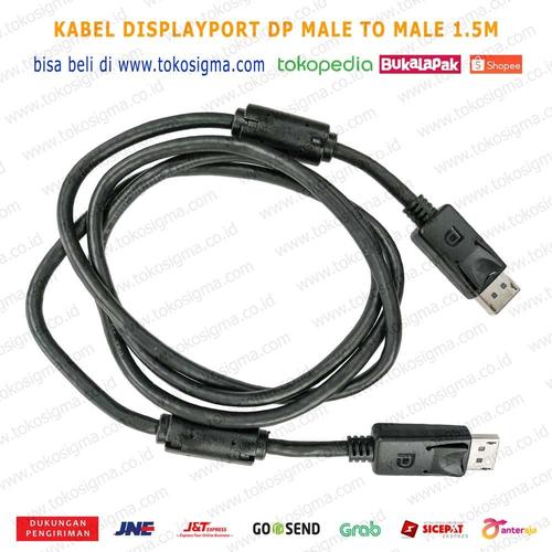 Jual KABEL DISPLAY PORT DP cable MALE TO MALE Displayport M-M 1.5 Meter ...