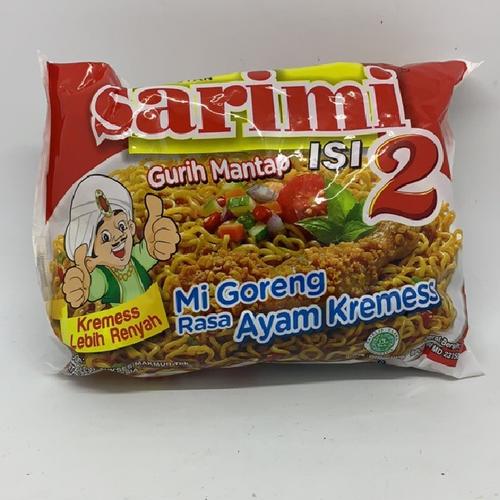 Jual Sarimi Isi 2 Ayam Kremes Mie Instant 1 bungkus | Sarimie Goreng ...