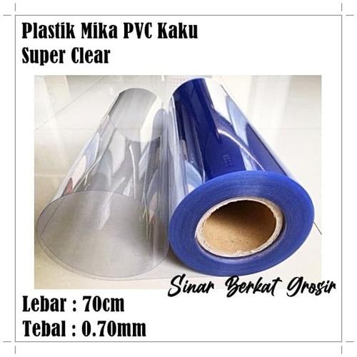 Jual Plastik Mika Kaku Rigid PVC Impor Super Clear Tebal 0,70mm Lebar 70cm - Jakarta Pusat ...
