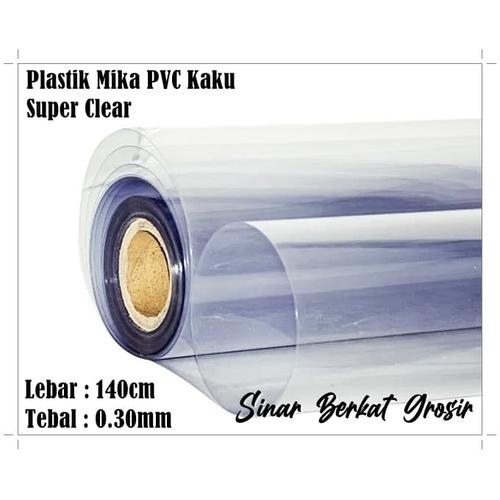 Jual Plastik Mika Kaku Rigid PVC Impor Super Clear Tebal 0,30mm Lebar 140cm - Jakarta Pusat ...