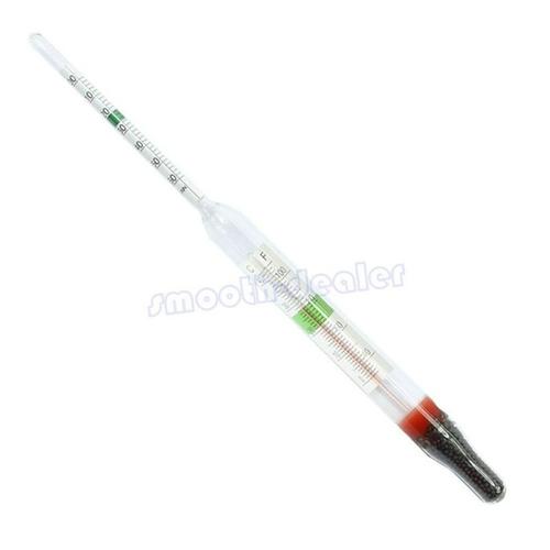 Jual Glass Hydrometer Thermometer Alat ukur salanitas dan temperatur ...