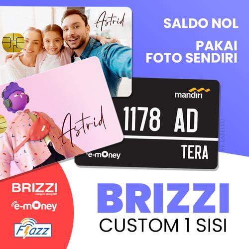 Jual 1 SISI Kartu BRIZZI Custom Foto/Design Gambar Sendiri - Jakarta ...