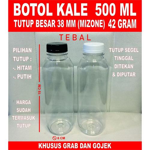 Jual Botol Kale 500 ml Tebal / Botol Plastik 500 ml Tebal - Orange ...
