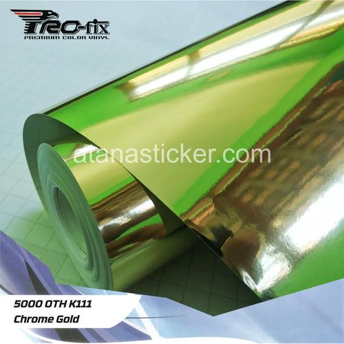 Jual Vinyl Color Chrome Profix Emas / Gold / Kuning Scotlite Sticker ...