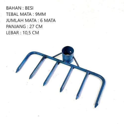 Jual GARUKAN BESI BESAR 6 BARIS TEBAL GARPU TAMAN SAMPAH TANAH - Kota ...