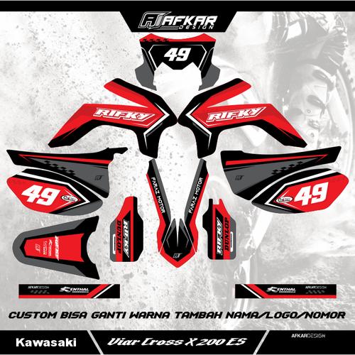 Jual DECAL VIAR CROSS X 200 ES DESIGN SUKA SUKA (BISA REQUEST) - Kab ...