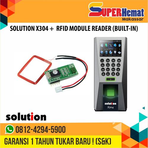 Jual FINGERPRINT SOLUTION X-304 + RFID MODULE READER (BUILT-IN) - Kota ...