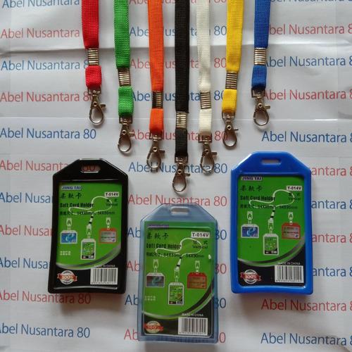 Jual Paket Casing ID Card Karet 1 Sisi dengan Tali Kait 1cm - Kab ...