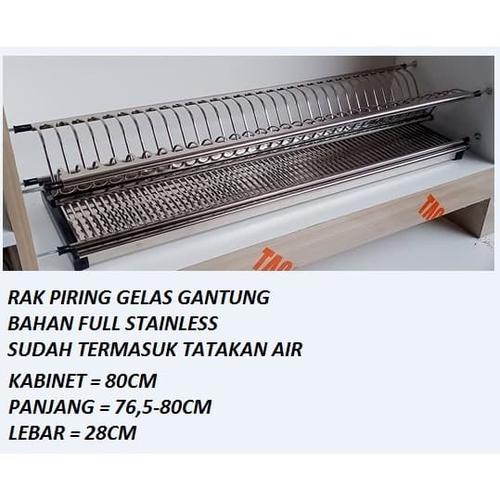 Jual RAK PIRING STAINLESS STEEL UK 80CM - Kota Tangerang - HARAPAN ...