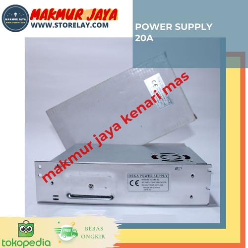 Jual POWER SUPPLY 20A/Adaptor Lampu 20A/Balas Lampu LED Strip With ...