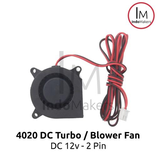 Jual 3D Printer DC Blower Fan / Turbo Fan 4020 12V 2 pin - Kota Tangerang - IndoMakers | Tokopedia