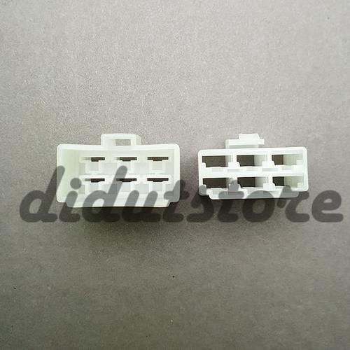 Jual Socket Kabel 6 Pin Skun Besar - Male Female (Isi 10 set) - Jakarta ...