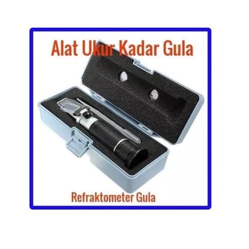 Jual Refractometer Sugar Brix With ATC Alat Ukur Kadar Gula Makanan ...