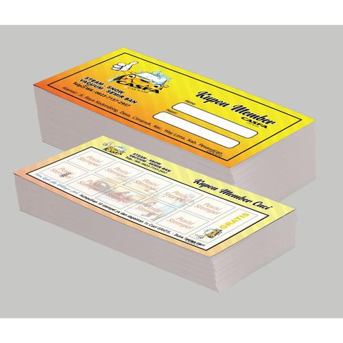 Jual Cetak Kupon Promo Member Card Cetak 2 sisi - Jakarta Pusat ...