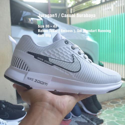 Jual Sepatu Sneakers Nike Pria Wanita Putih - Best Seller - 39 - Kab ...