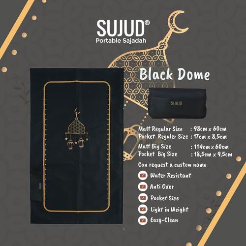 Jual Customize (PO) Sajadah SUJUD Black Dome | Portable Pocketsize ...