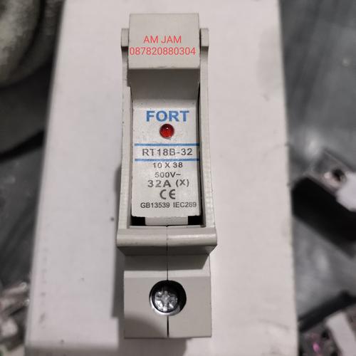 Jual FUSE HOLDER DIN RAIL RT18-32A(2A-32A) FORT - Kab. Bekasi - AM JAM ELECTRIC 1 | Tokopedia