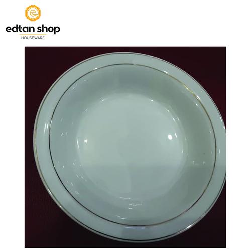 Jual Piring keramik Putih 23cm Piring Makan Keramik putih isi 3 - Kota ...