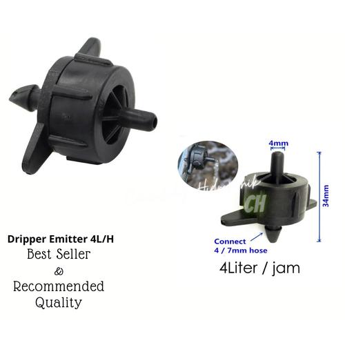 Jual Dripper Emitter 4L/H PC Drip Irigasi Tetes Selang PE - Kota ...
