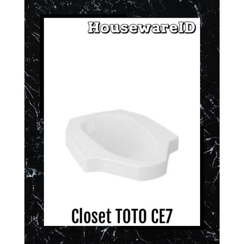 Jual Toto toilet CE7 Original, toilet closet kloset jongkok Toto CE7 ...